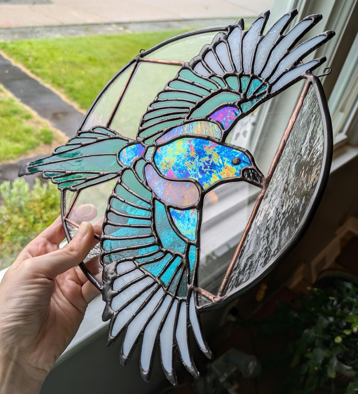 DIGITAL DOWNLOAD Magpie Stained Glass Pattern - Etsy