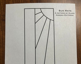 Moon and Stars Stained Glass Pattern, Digital Download Pattern, DIY ...