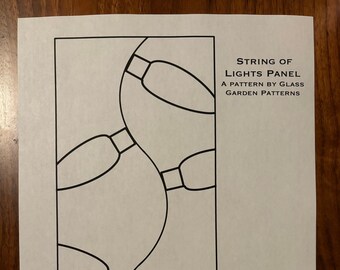 Moon and Stars Stained Glass Pattern Digital Download - Etsy