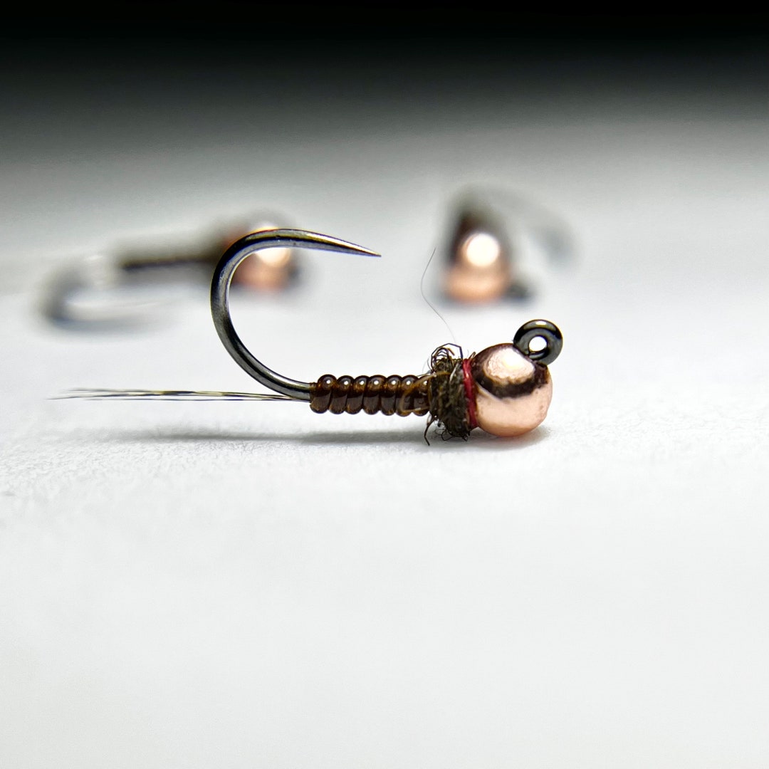 Brown France Fly Jig Tungsten Euro Nymph 3 Pack - Etsy