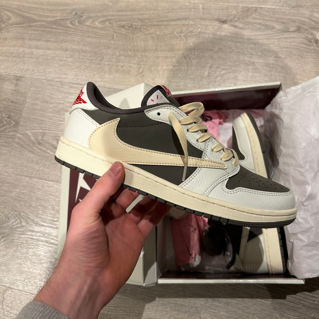 AJ1 Travis Scott Reverse Mocha Air Jordan 1 Low Mocha - Etsy