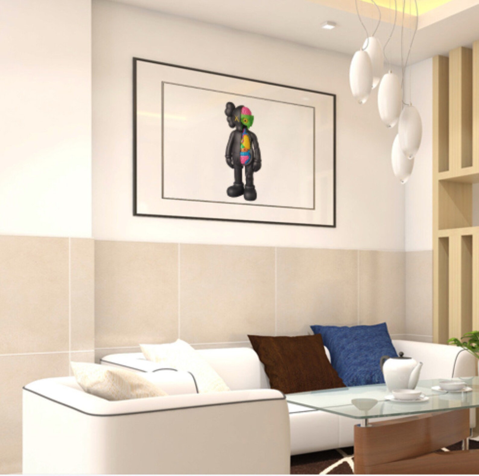 Kaw Doll Half Skeleton Gigital Art Work - Etsy