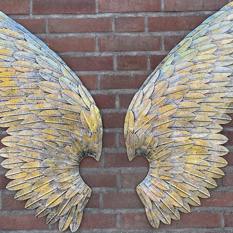 Metal Angel Wings - Etsy