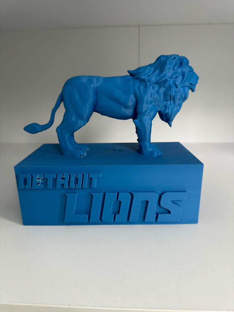Detroit Lions Grit Statue - Etsy