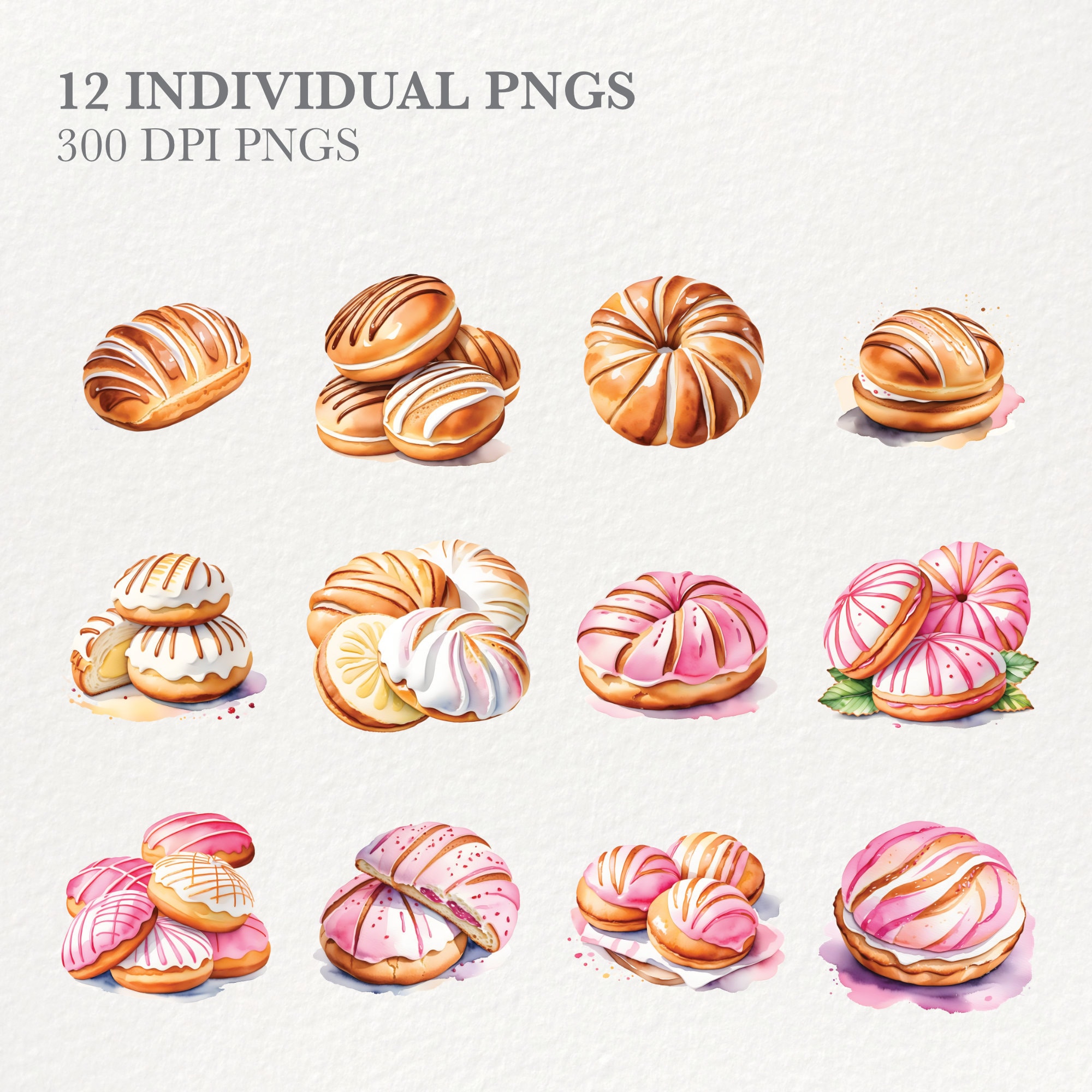 Mexican Pan Dulce, Conchas Pan Dulce, Mexican Bakery Png, Mexican ...