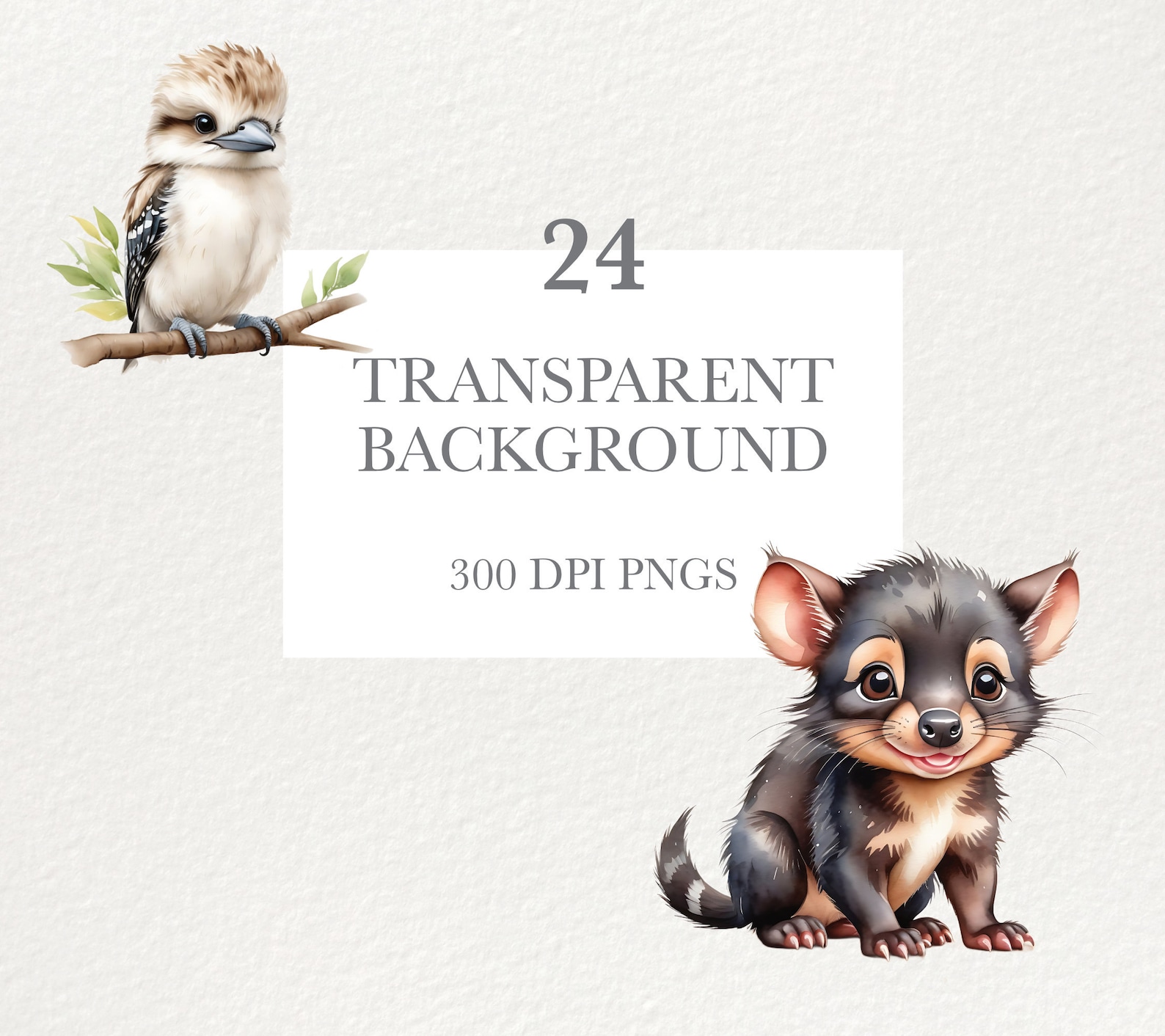 Australian Animals Clipart, Koala Clipart, Aussie Animals, Baby Shower ...