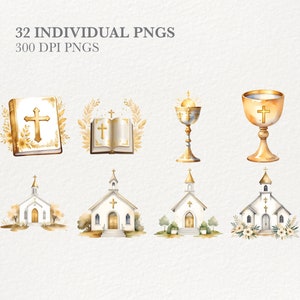 First Communion Clipart, Digital Paper Craft, First Holy Communion Png ...