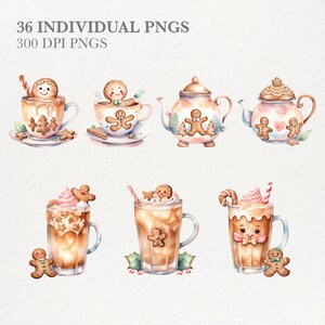 Pastel Gingerbread Clipart, Colorful and Pastel, Adorable Cookies ...