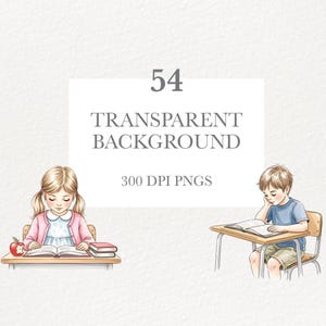 Kids Daily Routine Watercolor Clipart, Visual Schedule Art for Toddlers ...