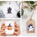 Cute Halloween Watercolor Clipart Bundle, Witch Clipart, Black Cat ...