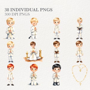 First Communion Clipart, Digital Paper Craft, First Holy Communion Png ...