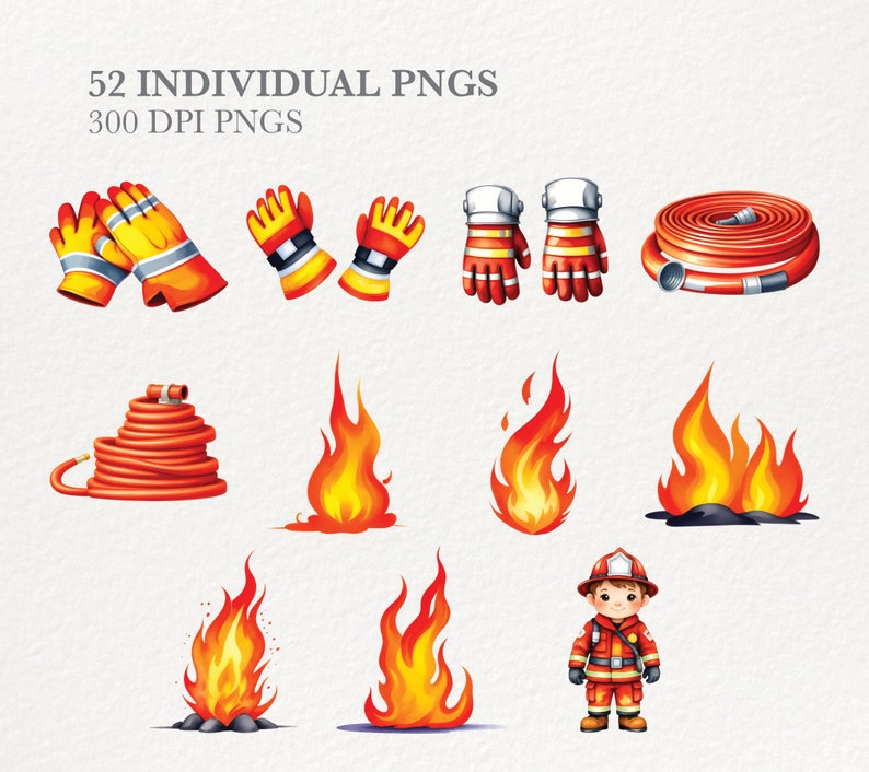 Fire Station Fireman Fire Fighter Png Clipart, Fireman Sublimation Png ...
