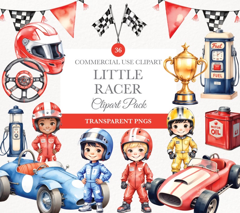 Watercolor Race Clipart, Kids Art, Racing Cars, Nursery Watercolor Cars ...