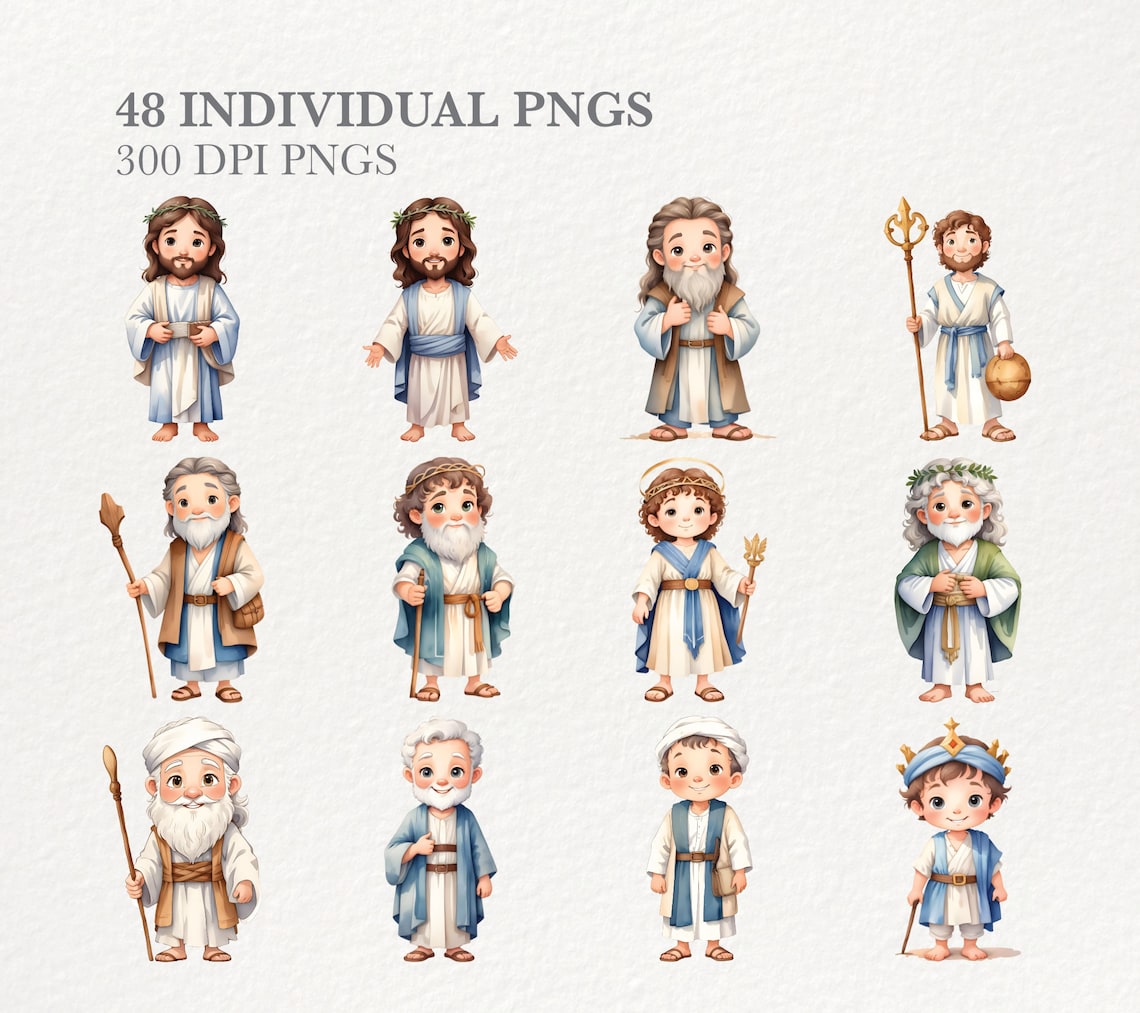 Biblical Characters Clipart, Biblical Stories, Adam and Eve Clip Art ...
