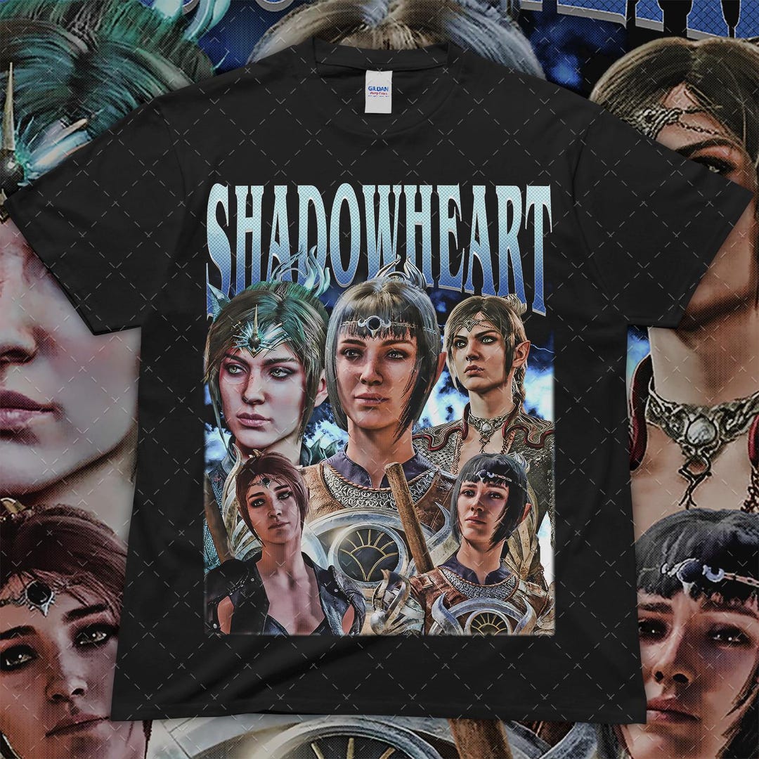 Shadowheart Baldur's Gate 3 90s Vintage Style T-shirt, Soft-style ...