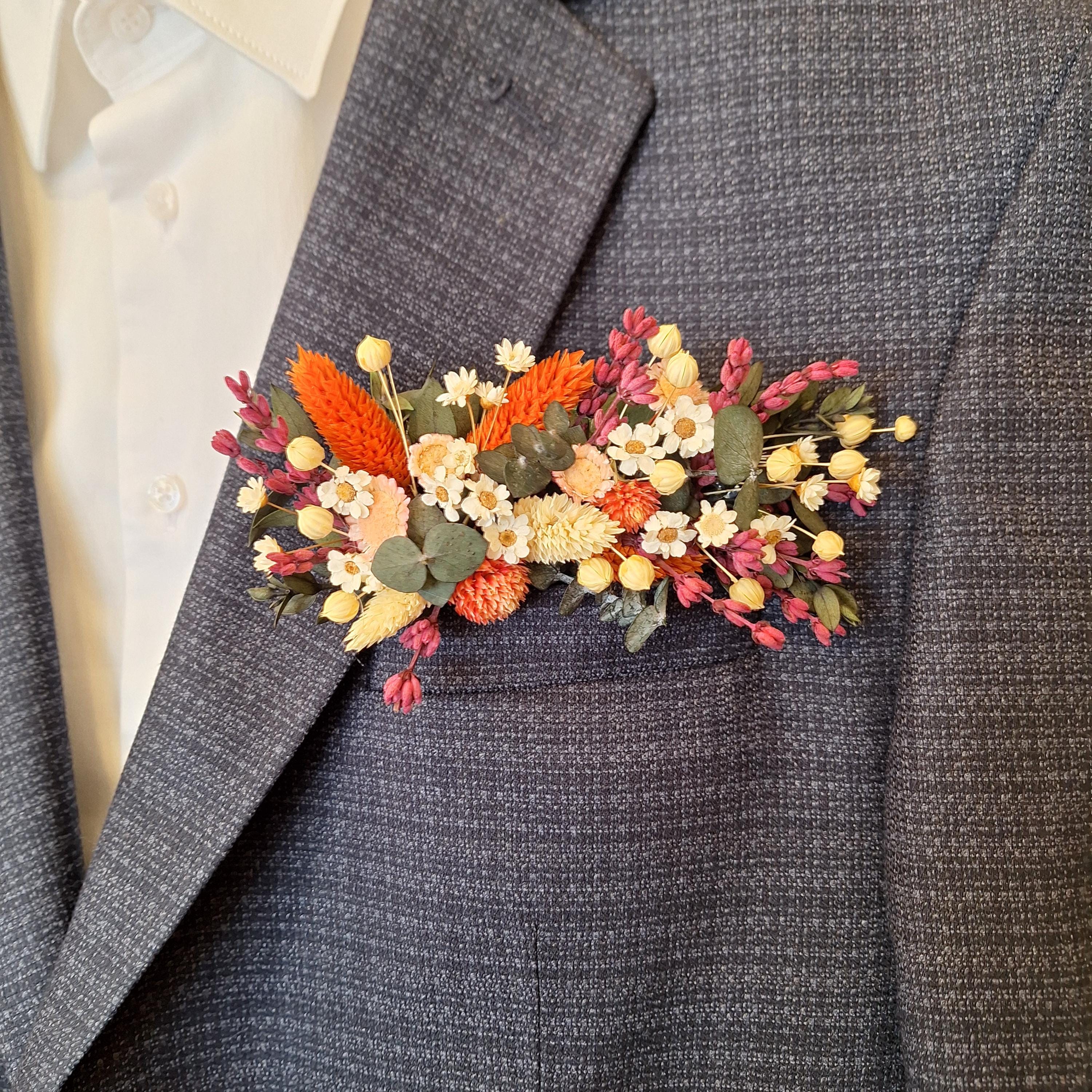 Pocket Boutonniere,greenery Pocket Boutonniere,rustic Boutonnieres ...