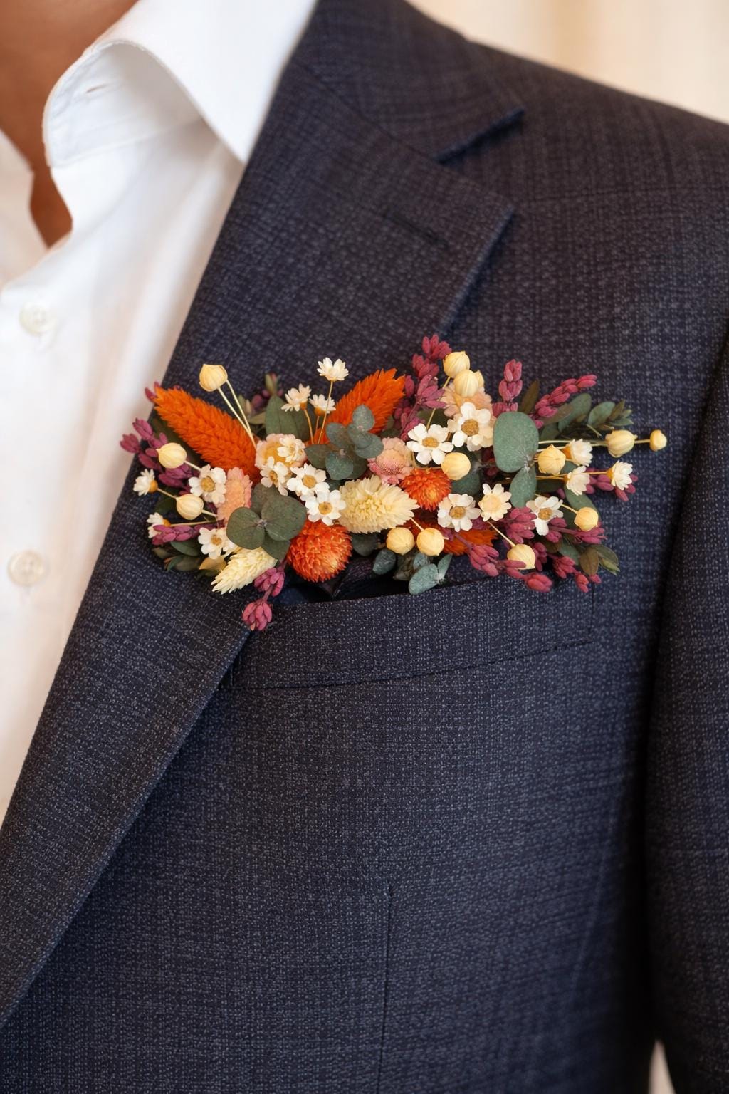Pocket Boutonniere,greenery Pocket Boutonniere,rustic Boutonnieres ...