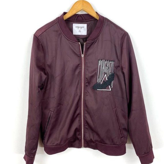 Bat embroidered bomber baseball - Gem