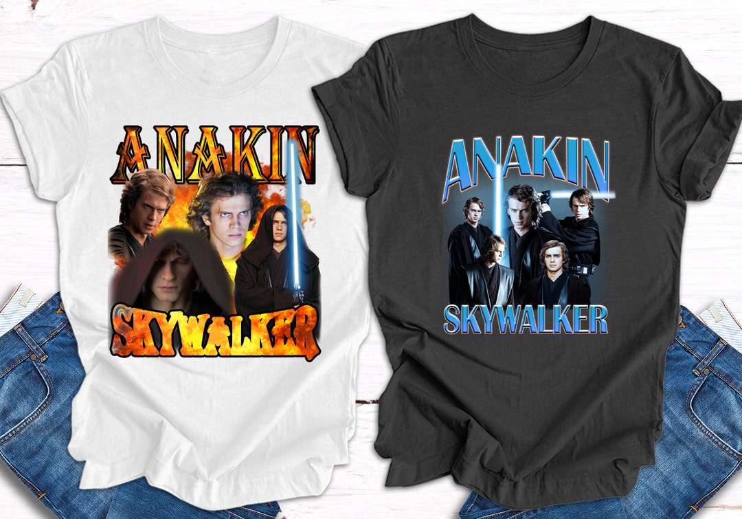 Vintage Anakin Skywalker 90s Classic Vintage Bootleg Unisex Shirt ...