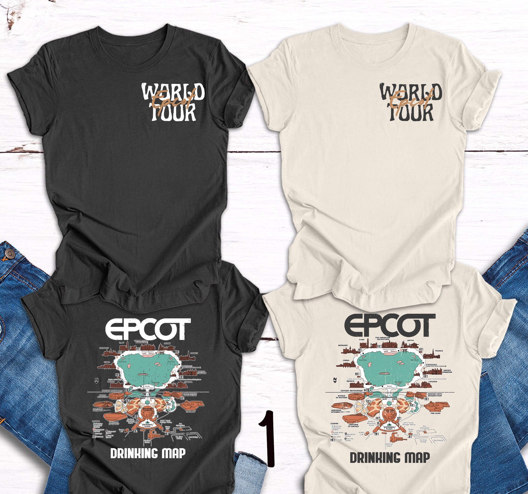 Epcot World Tour ,disney Epcot Shirt, Disney Group Trip Shirt, Retro ...