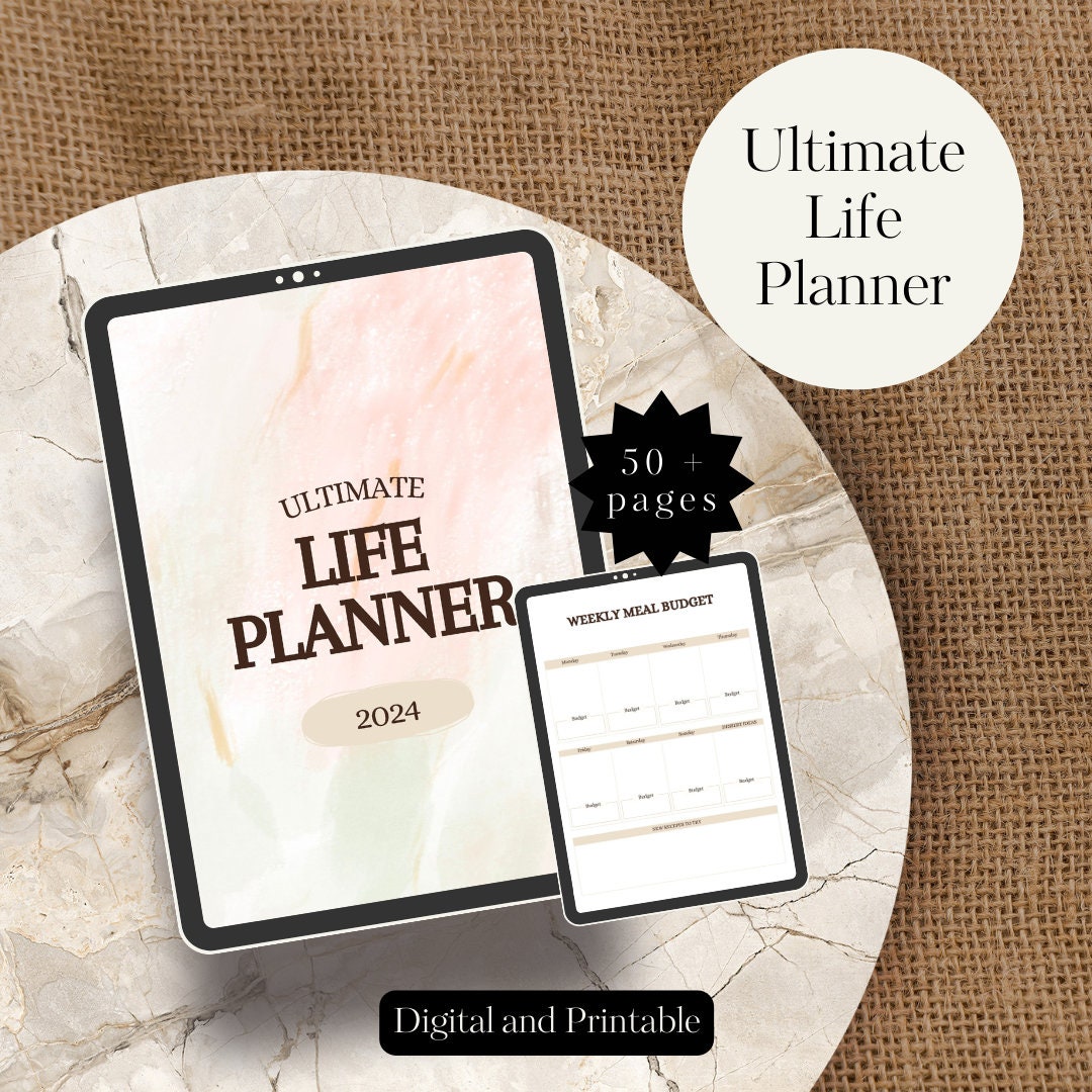 Ultimate Life Planner Life Journal Digital Life Planner Printable ...