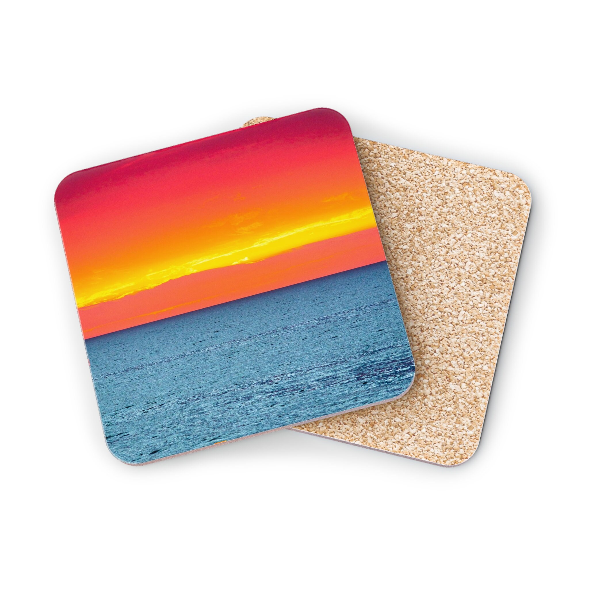 Ocean Sunset Coasters 1 Piece or Set of 4, Tableware, Home Decor ...