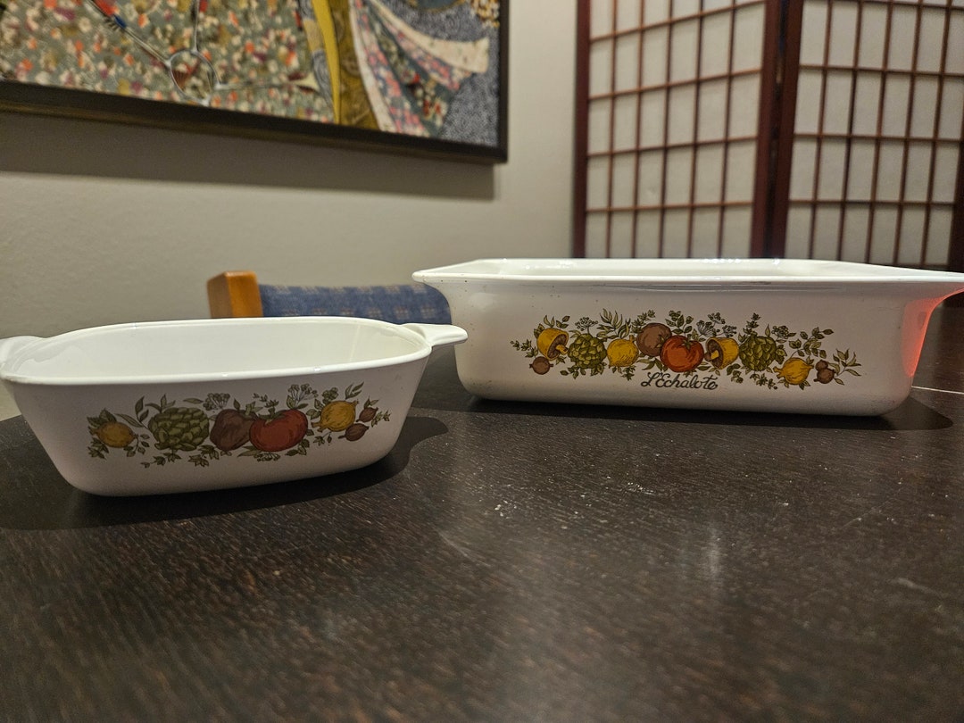 COLLECTIBLES Vintage 1960s Corning Ware P-322 L'echalote Dish & Mini ...