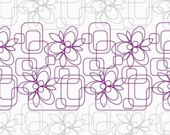 E2E NM Sunflower - Longarm Machine Quilting Digital Pattern - Edge to ...