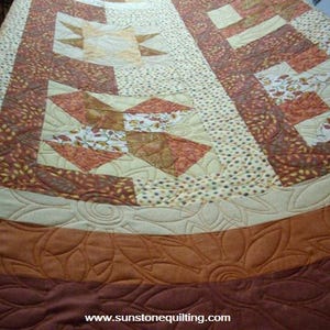 E2E NM Sunflower - Longarm Machine Quilting Digital Pattern - Edge to ...