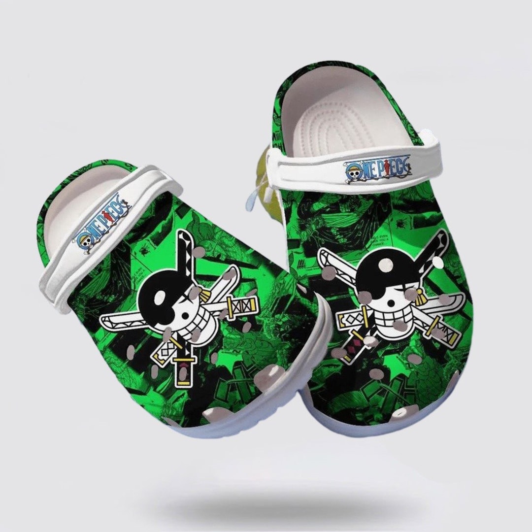 One Piece Anime Crocs Shoes Crocband Clogs Comfortable for Men - Etsy