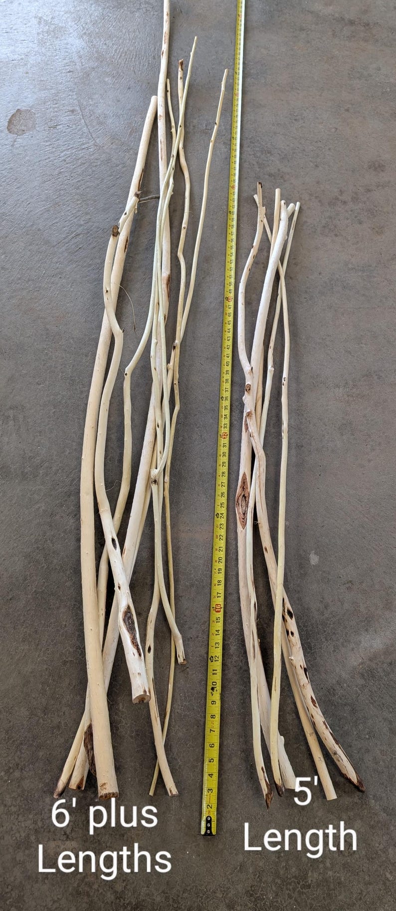 Pealed Diamond Willow Sticks - Etsy
