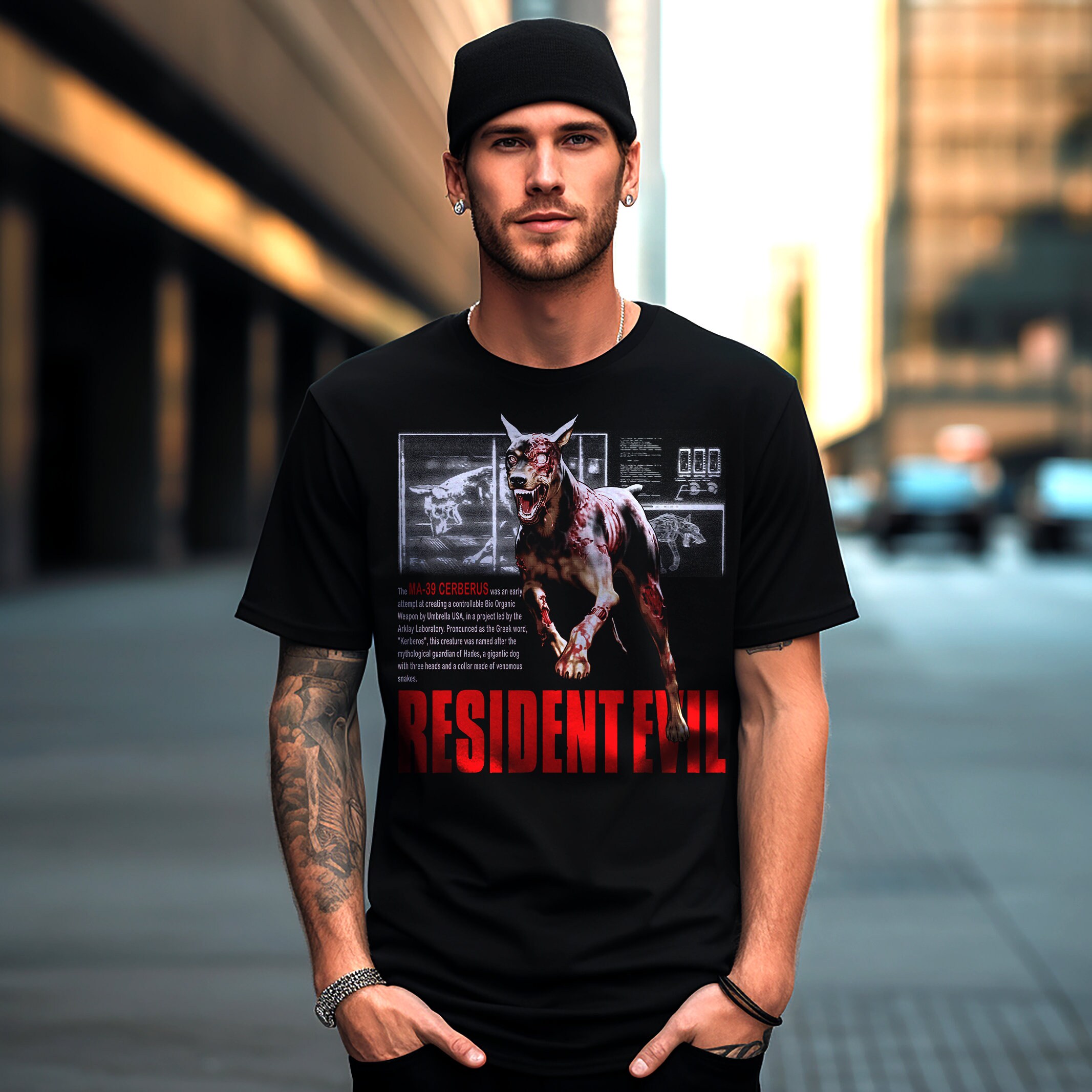 Limited Edition Resident Evil Cerberus Crewneck Essential Horror ...