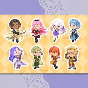 FE3H Vinyl Sticker Sheets - Etsy