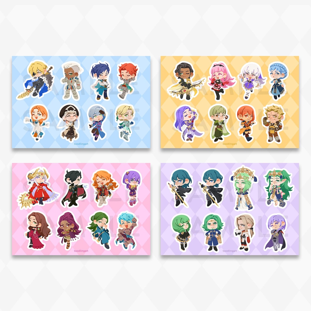 FE3H Vinyl Sticker Sheets | NEW DESIGN ADDED - Etsy