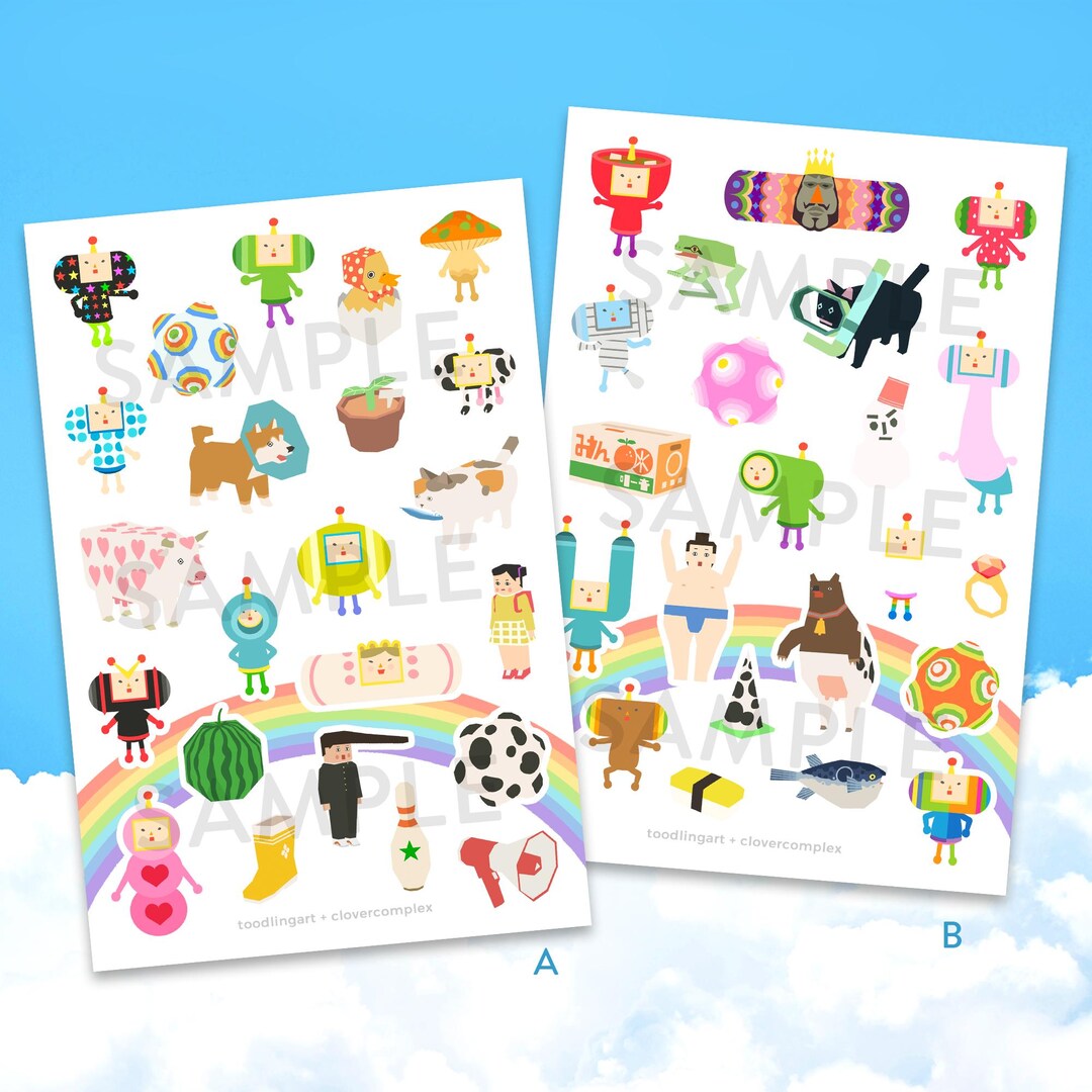 Kata Mari Clear Vinyl Sticker Sheets | 4x6 Inch - Etsy