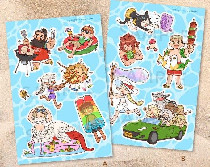 Fear and Hunger 2: Termina Moonscorch Stickers - Etsy Canada
