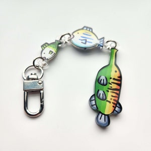 Fishing Game Acrylic Dangle Charms - Etsy