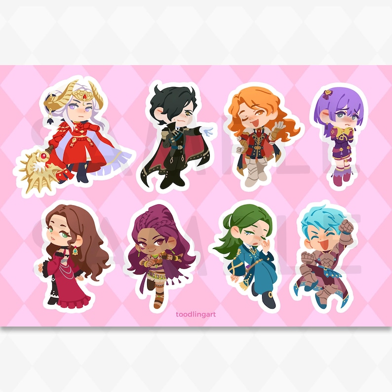 FE3H Vinyl Sticker Sheets | NEW DESIGN ADDED - Etsy