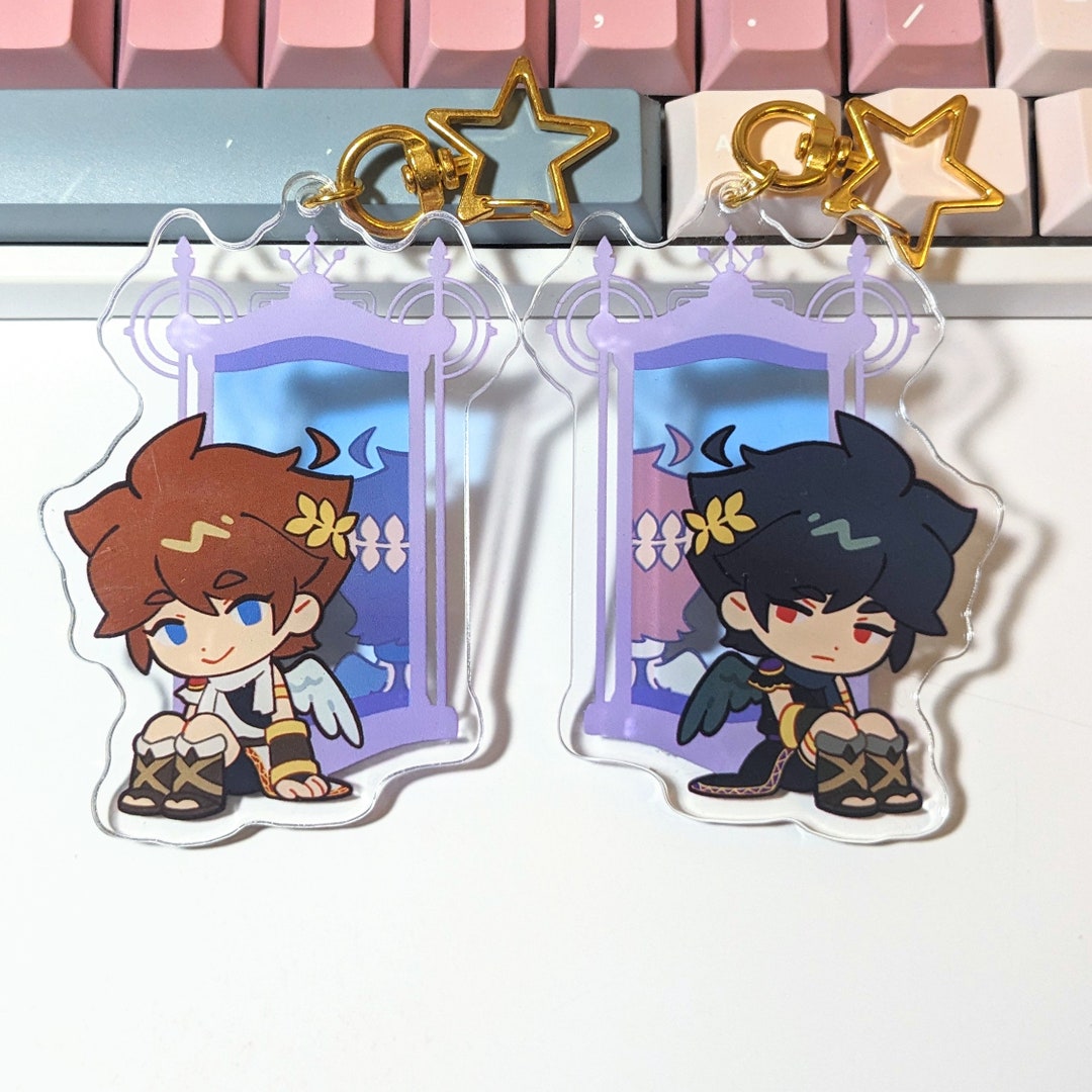 Pit and Dark Pit Mirror of Truth Double-sided Acrylic Charm - Etsy