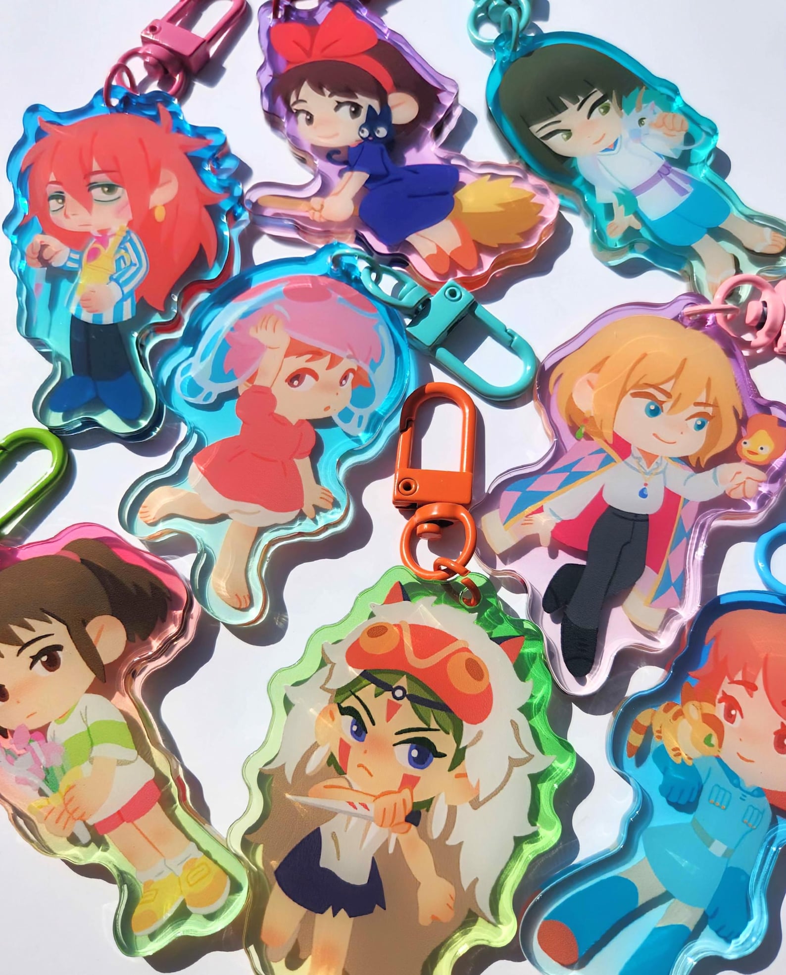 Studio Anime Acrylic Charms - Etsy