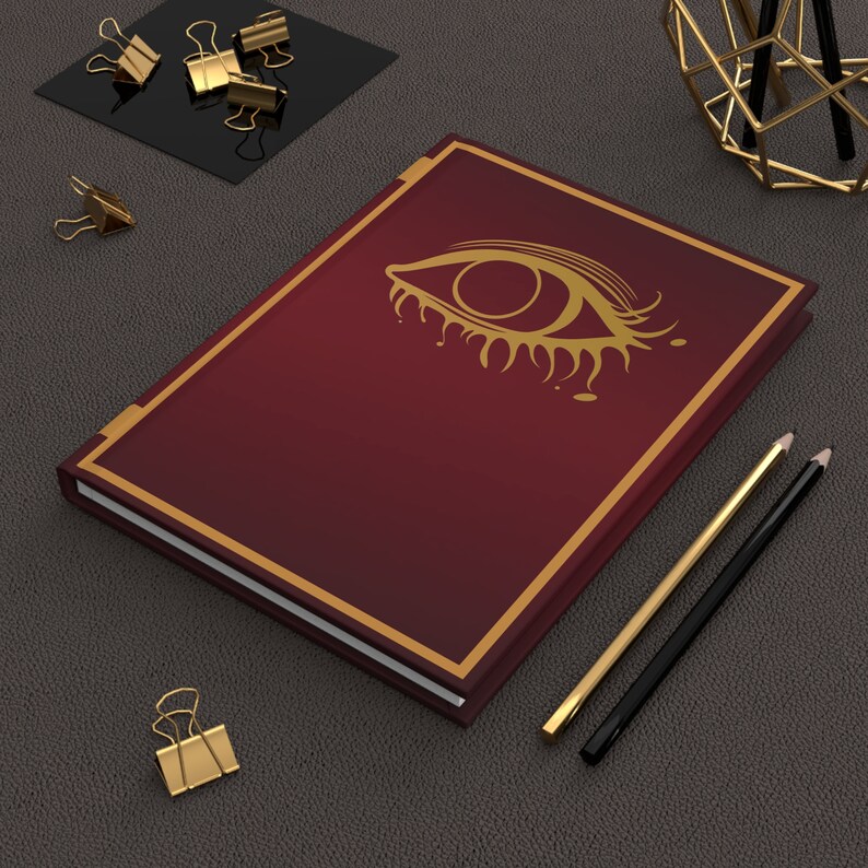 Red Book With an Eye Occult Notebook Illuminati Eye of Providence ...