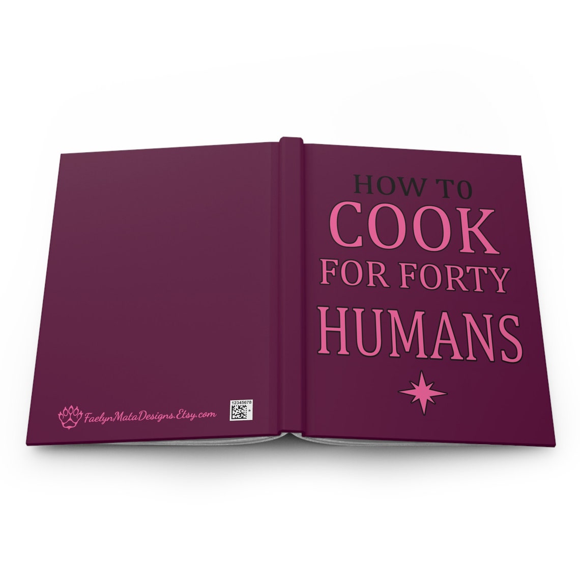 How to Cook for Forty Humans Replica Prop Fanmade Hardcover Journal ...