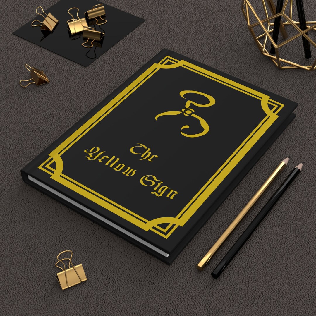 Lovecraftian Eldritch Book Depicting the Yellow Sign From the King in ...