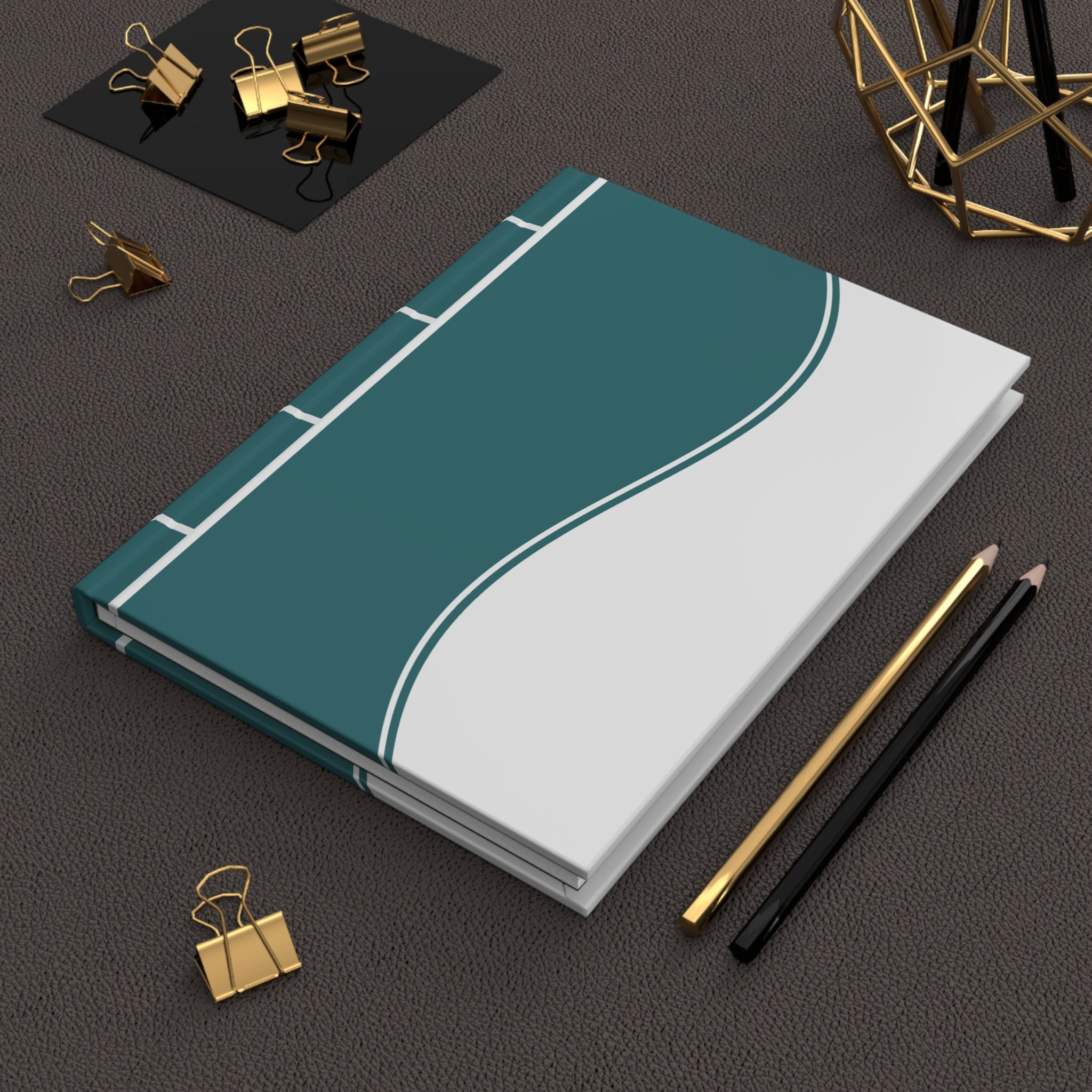 Japanese-inspired Notebook Stab-bound Notebook Hardcover Journal Matte ...