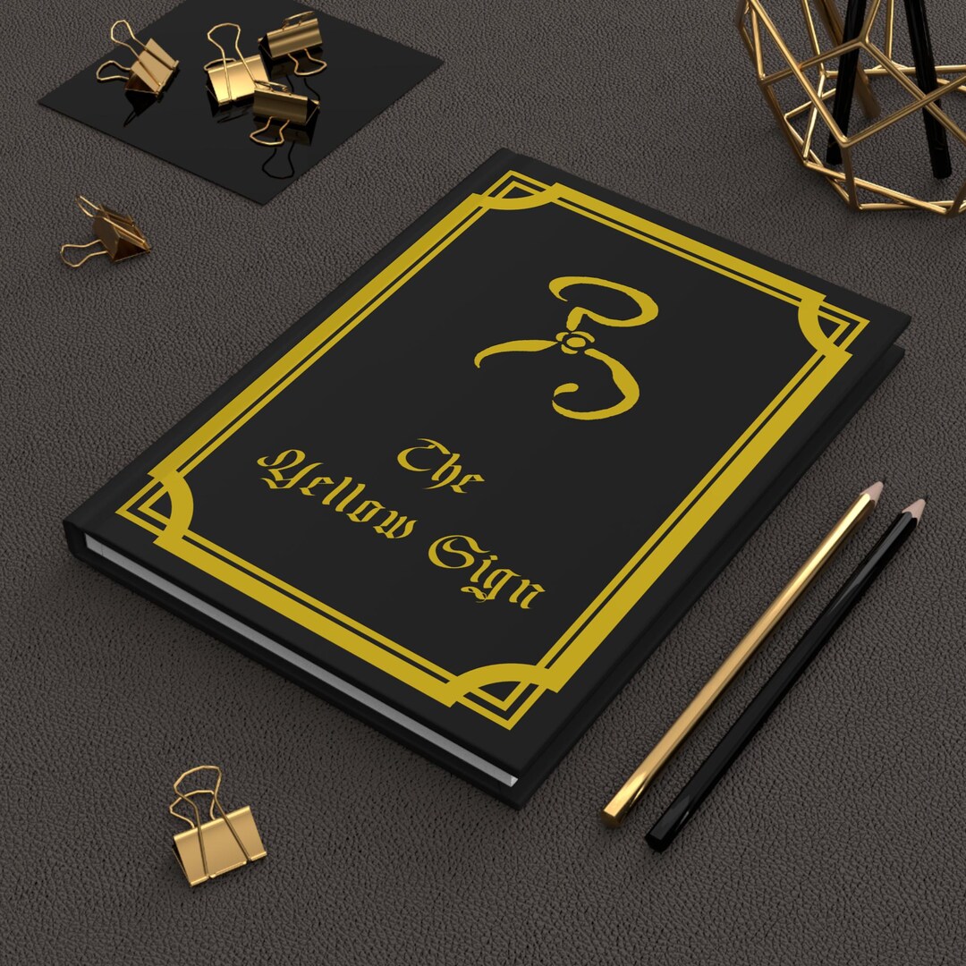 Lovecraftian Eldritch Book Depicting the Yellow Sign From the King in ...