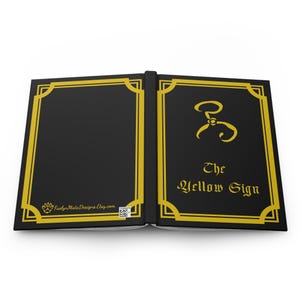 Lovecraftian Eldritch Book Depicting the Yellow Sign From the King in ...