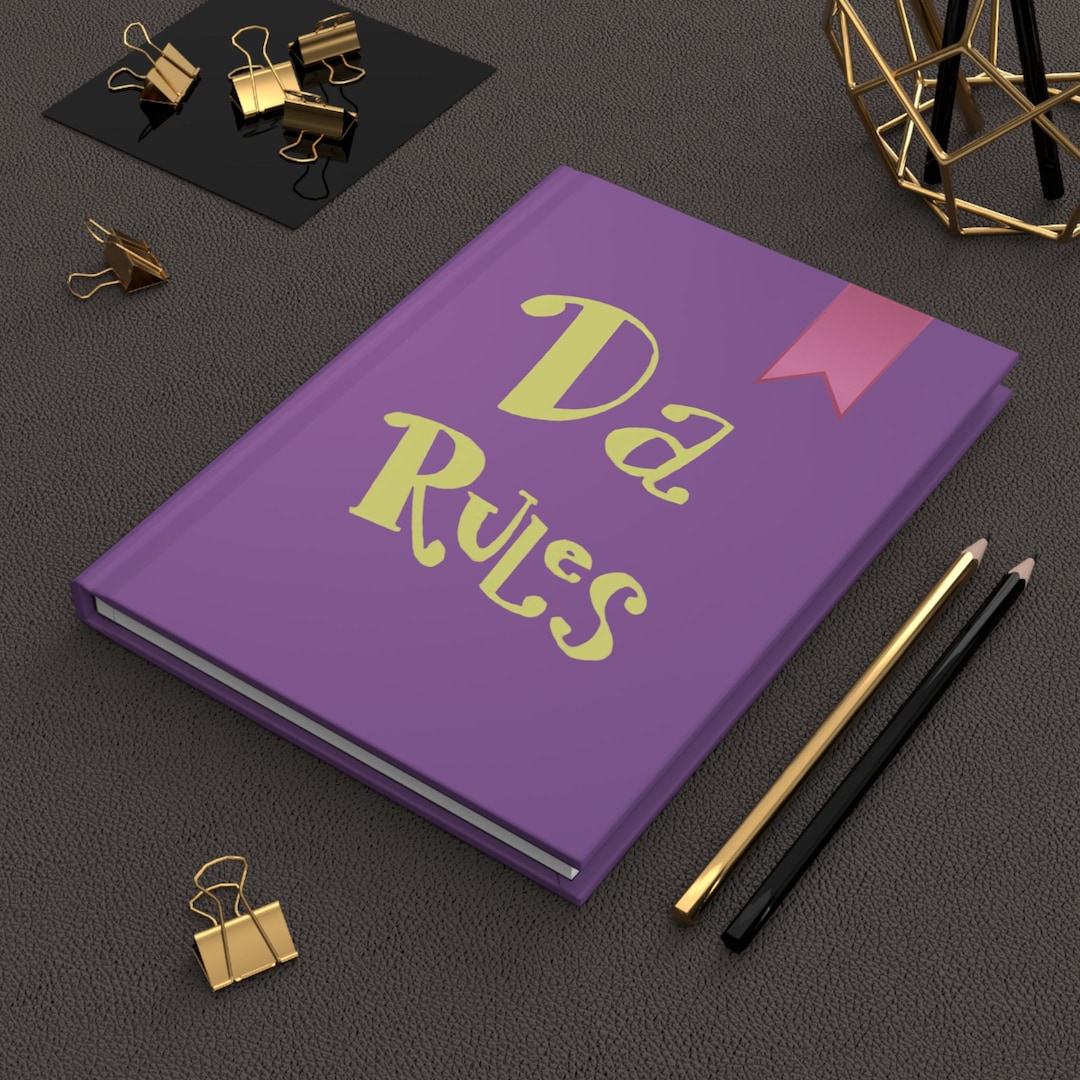 Da Rules Replica Prop Hardcover Journal Matte - Etsy