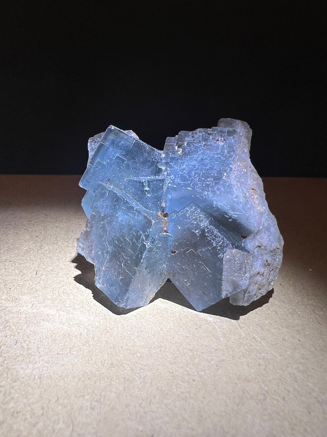 Blue Fluorite Crystal From Beijing China Large Cube Fluorite - Etsy