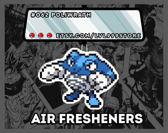 Pokepixel Gengar Car Air Freshener Car Accessory Gaming Pixel - Etsy
