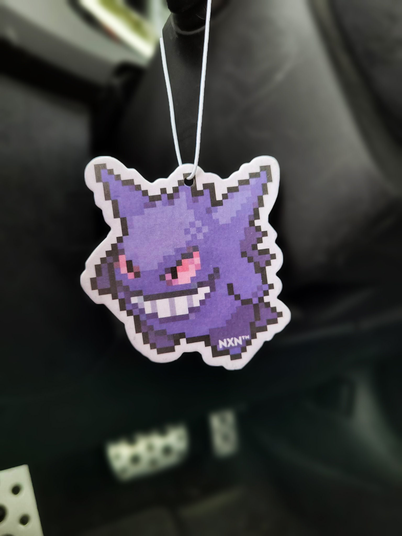 Pokepixel Gengar Car Air Freshener Car Accessory Gaming Pixel - Etsy